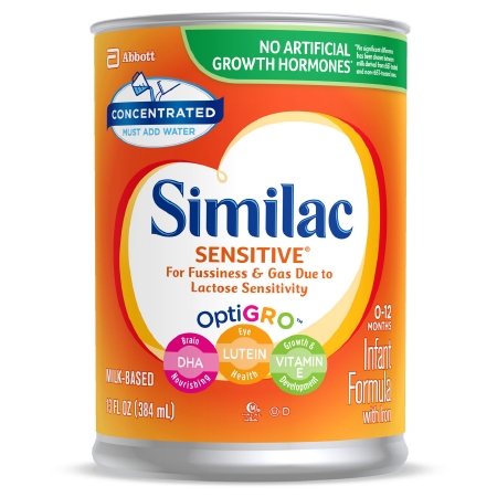 SIMILAC SENSITIVE, OPTIGRO CONC LIQ 13OZ (12/CS) - New Hampshire ...