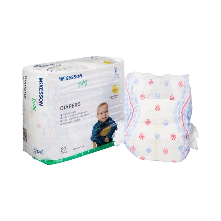 DIAPER, BABY SZ5 27+LBS (27/BG 4BG/CS ) - New Hampshire Medical Supply