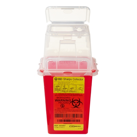 CONTAINER, SHARPS RED 1.5QT (36/CS) - New Hampshire Medical Supply