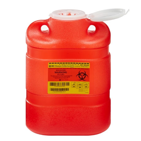 CONTAINER, SHARPS RED 8.2QT (12/CS) - New Hampshire Medical Supply