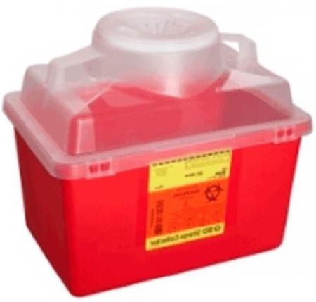 CONTAINER, SHARPS RED 14QT NESTABLE (20/CS) - New Hampshire Medical Supply