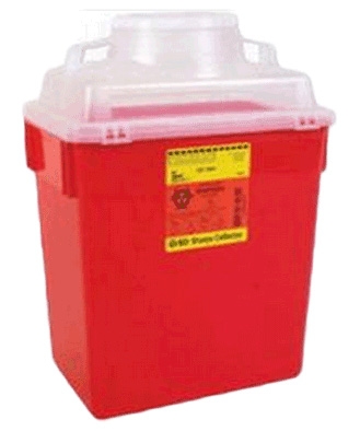CONTAINER, SHARPS RED 6GL NEST(12/CS) - New Hampshire Medical Supply