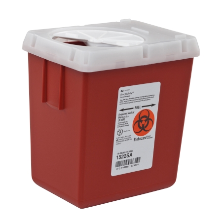 CONTAINER, SHARPS RED 2.2QT (60/CS) - New Hampshire Medical Supply