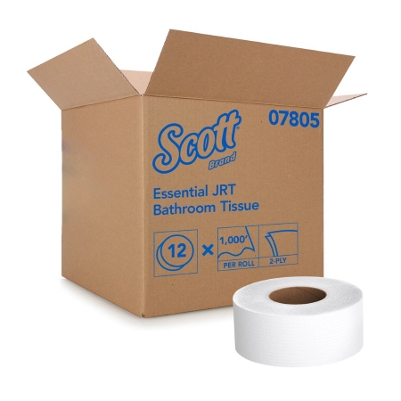 TISSUE, TOILET SCOTT JR 2PLY 8.9" (12RL/CS) - New Hampshire Medical Supply