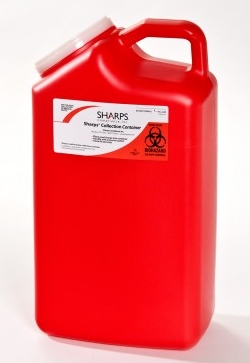 CONTAINER, SHARPS RED 3GL (16/CS) - New Hampshire Medical Supply