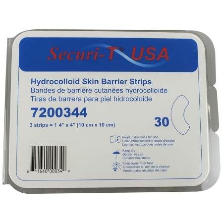 STRIP, HYDROCOLLOID OSTOMY SKIN BARRIER (30/BX) - New Hampshire Medical ...