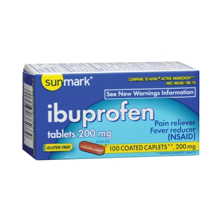 IBUPROFEN, TAB SM 200MG (100/BT) - New Hampshire Medical Supply